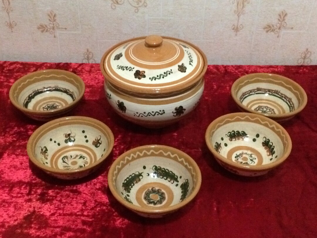 Ceramic Dishes Large Capacity for Dumplings for Soup 5 Plates - Etsy