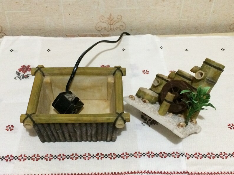 Fountain Decorative Tabletop Water Mill Humidifier - Etsy