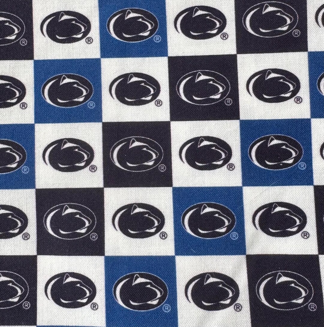 Penn State Printed Cotton Fabric - Etsy