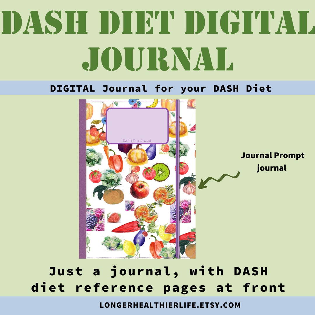 DASH Digital Prompt Journal, Digital Journal, Goodnotes Journal ...