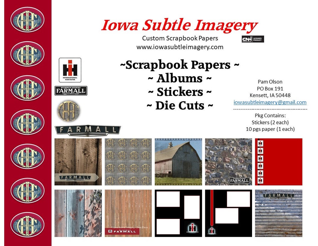 5053 12 X 12 IHC Scrapbook Paper Packet - Etsy