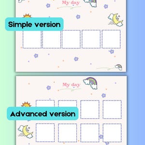 DAILY ROUTINE Chart Kids & Chore, Icons X 20, PRINTABLE, Toddler Chart ...