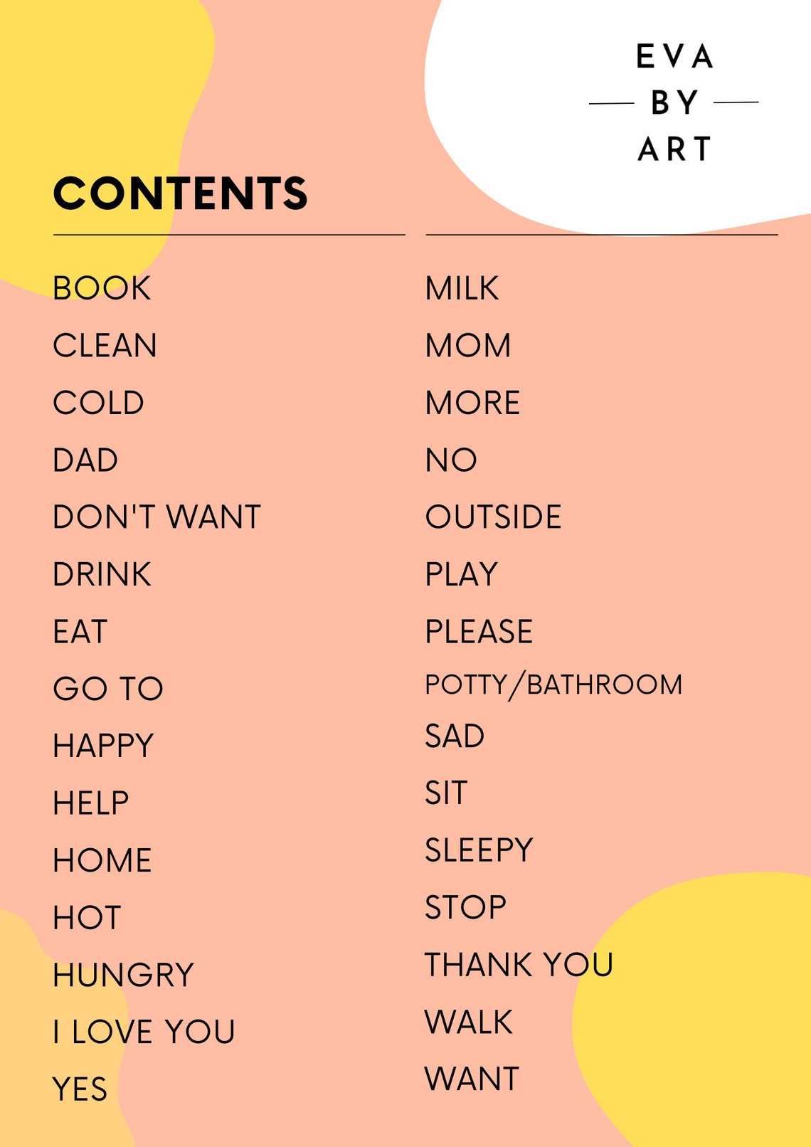 Basic ASL Flashcards for Kids, 30 Printable Sign Language Cards, ASL ...