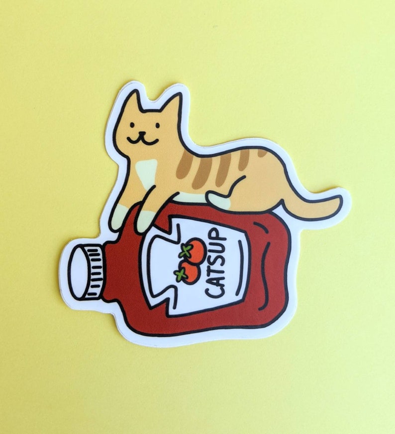 3 Inch Vinyl Cat Sticker | Etsy