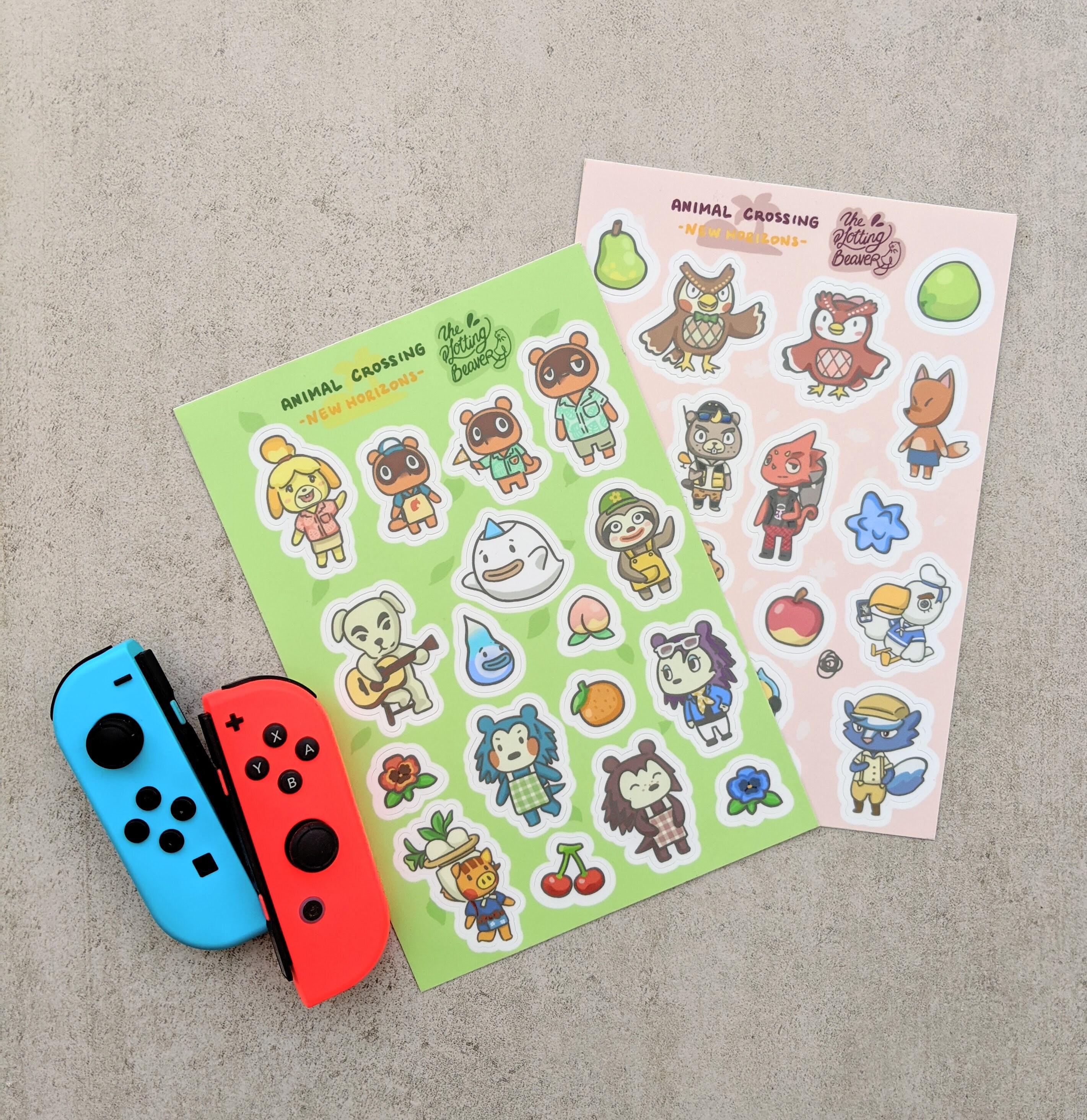 Animal Crossing New Horizons Sticker Sheet - Etsy