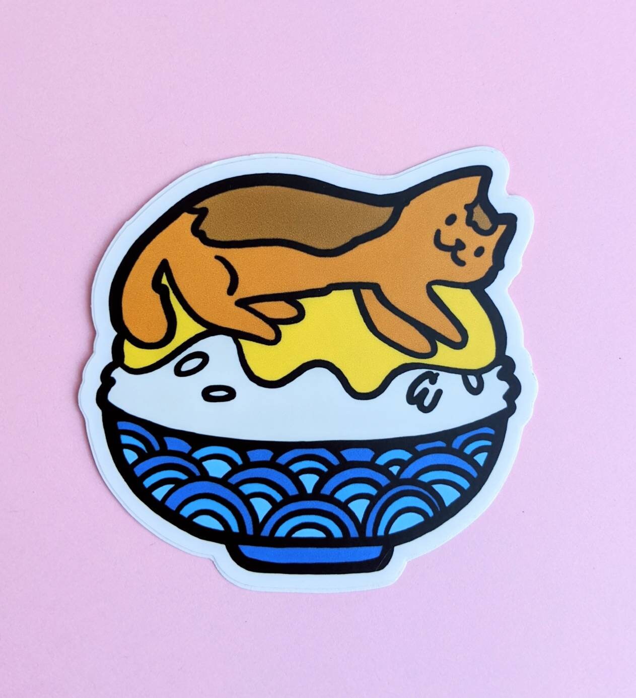 3 inch vinyl cat sticker | Etsy