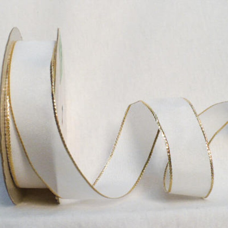 Gold Edge Ribbon - Etsy