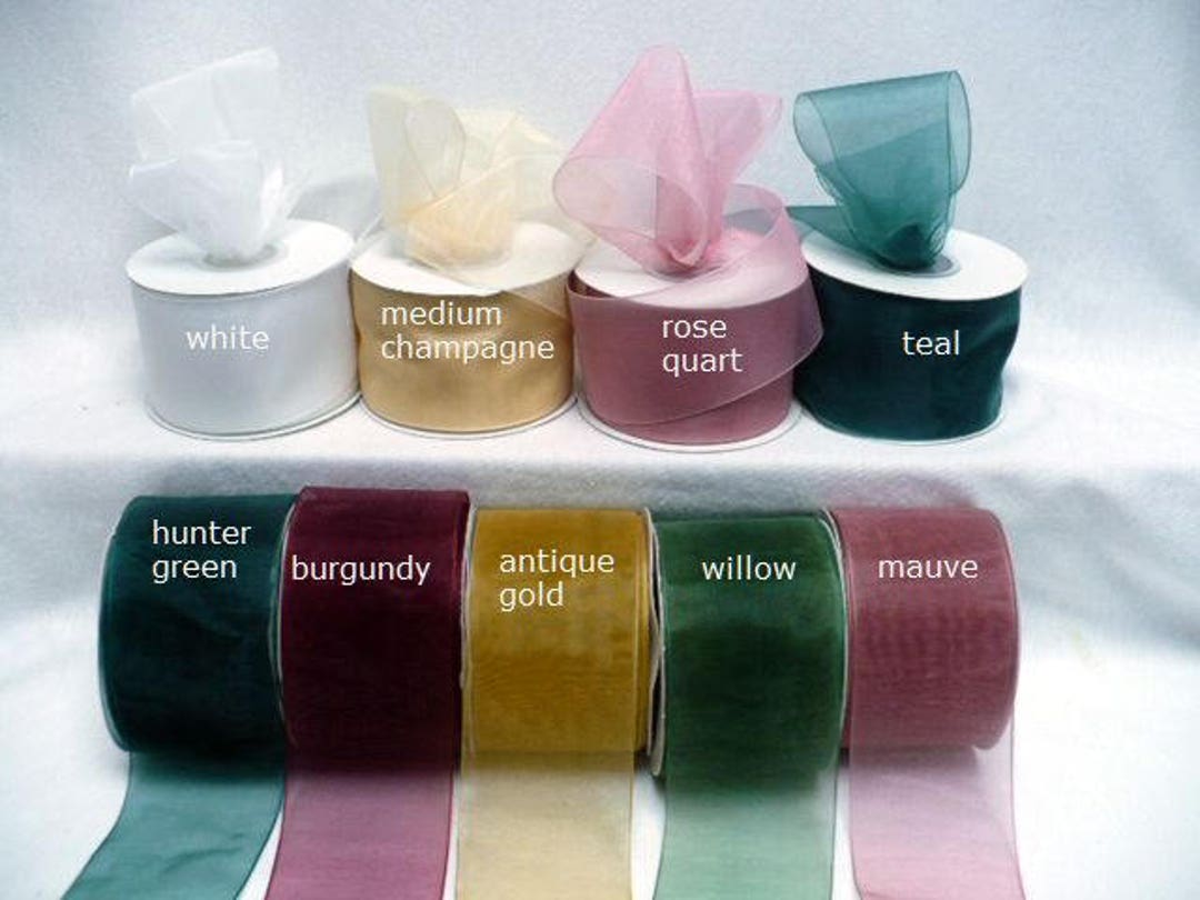 Premium Quality Woven Nylon String Edge Sheer Organza Nylon Ribbon ...