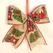 8 Metallic Gold Cream Decorate Tree Bow, Christmas Tree Metallic Gold ...