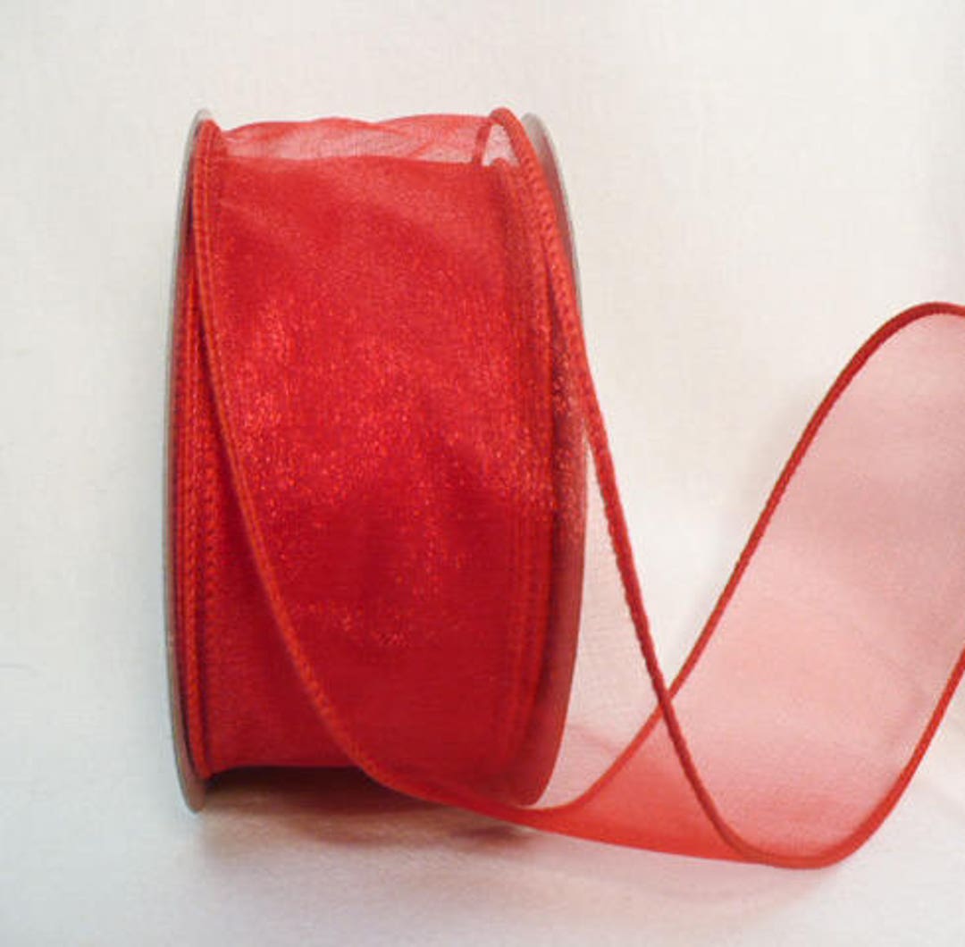 Sheer Sparkle Iridescent Wired Ribbon, Sheer Iridescent Wired 2 X 20 ...