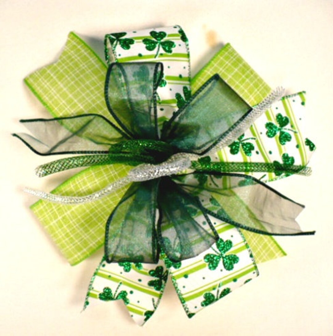 Shamrock Lantern Bow St. Patrick Lantern Bow St. Patrick - Etsy