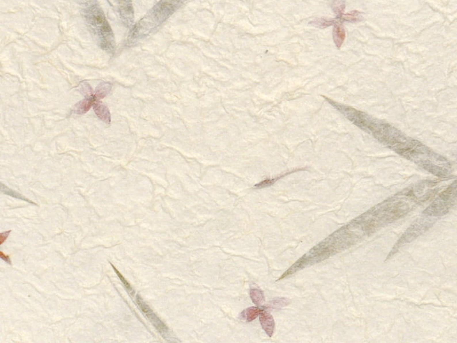 Handmade Mulberry Paper With Real Petals (8 Sheets) - Etsy