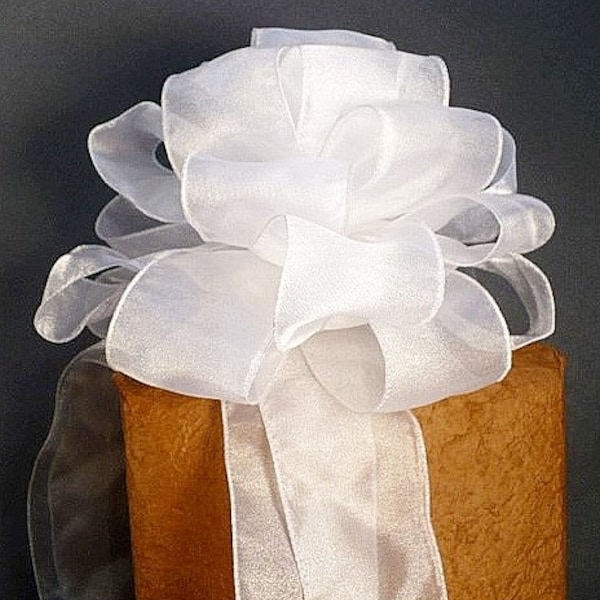 Large White Bow Wedding - Etsy