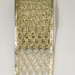Metallic Gold Net Wired Ribbon, Holiday Wreath Ribbon (2 Inch, 15 Yards ...