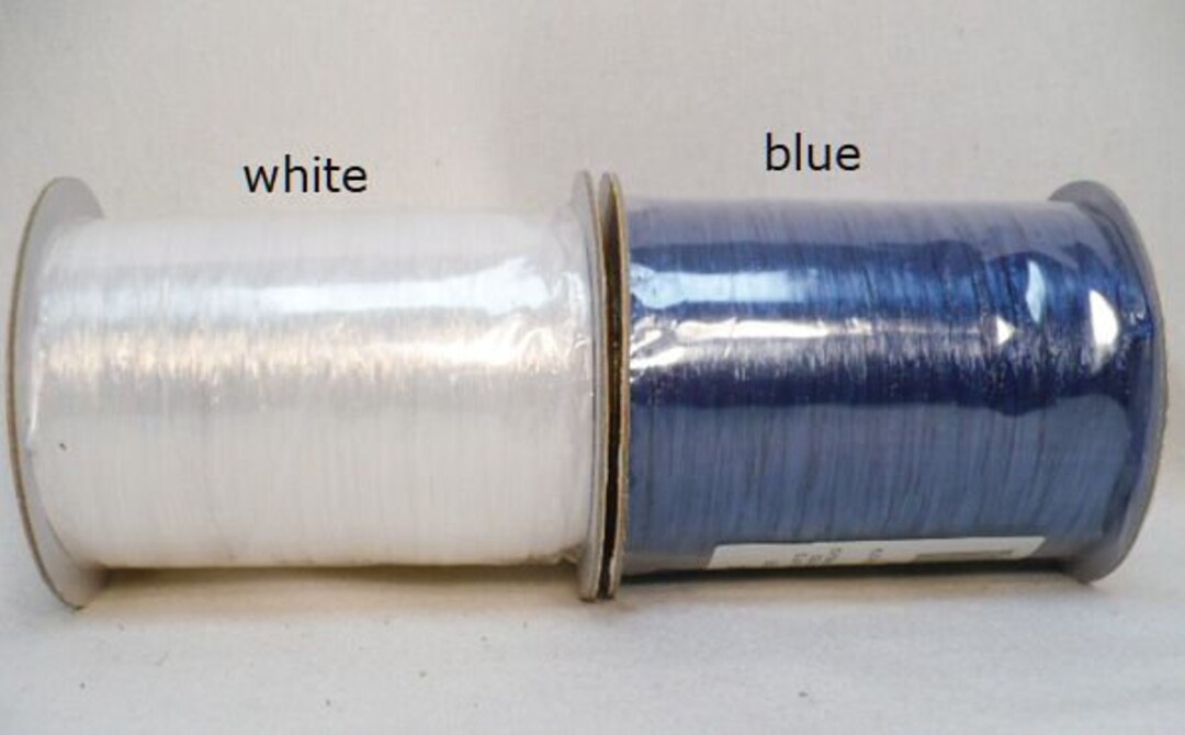 White Raffia, Blue Raffia,packing Raffia, Raffia 100 Yards - Etsy