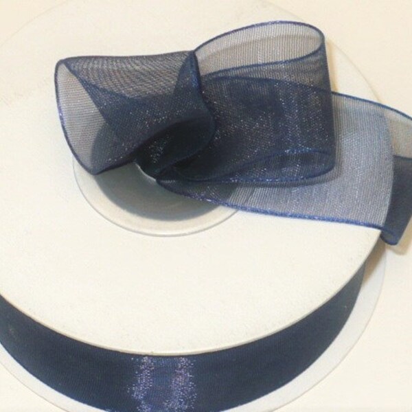Navy Blue Organza - Etsy