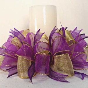 Purple Candle - Etsy