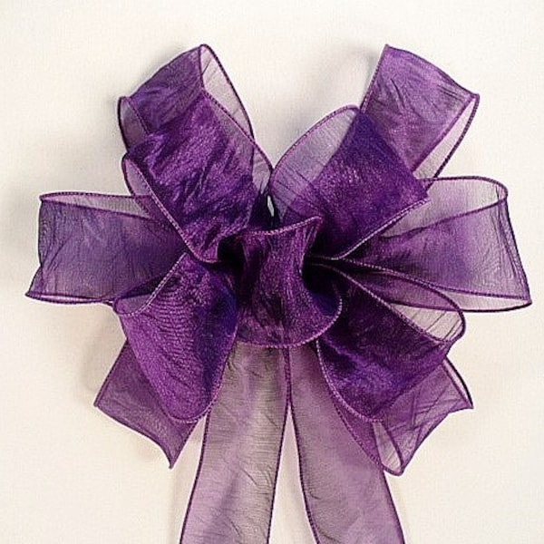 Purple Pew Bows - Etsy