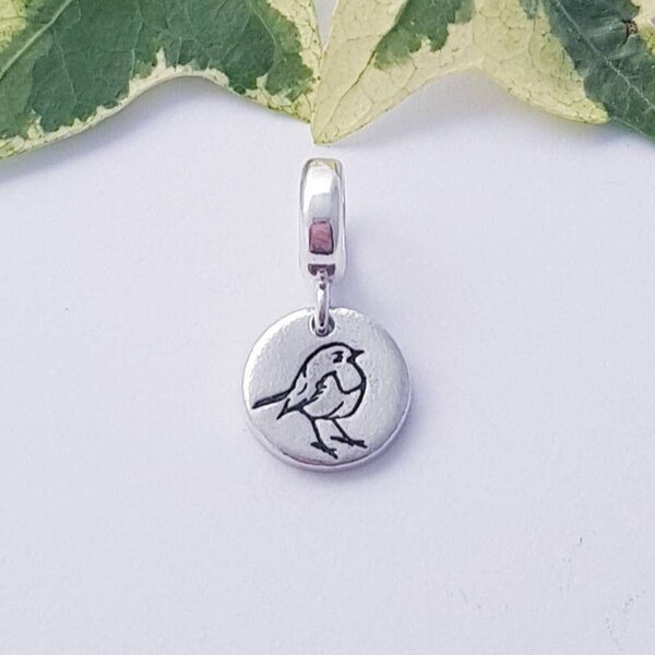 Pandora Robin Charm - Etsy UK