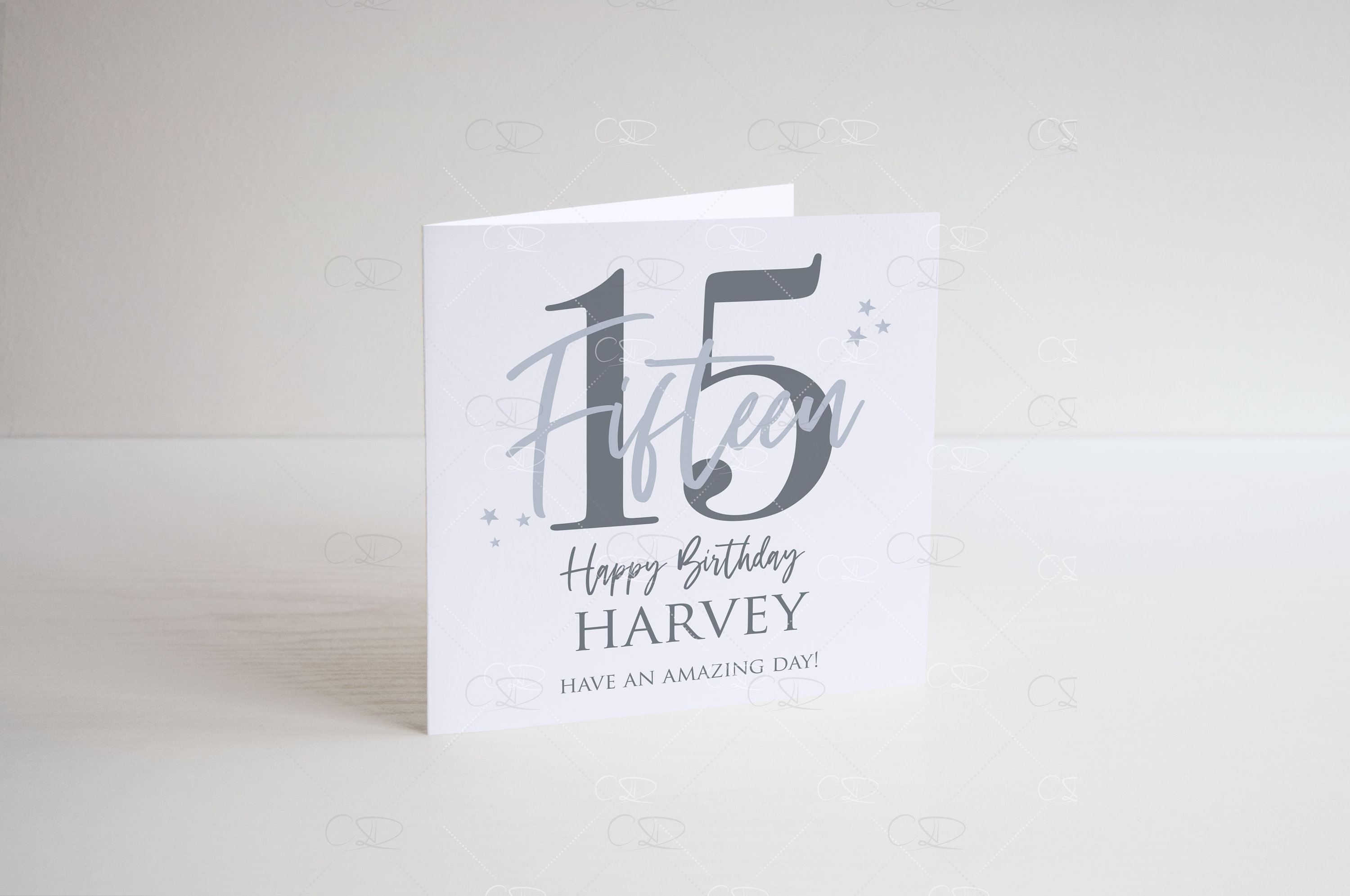 Personalised Fifteen Birthday Card 15th Birthday Card for a - Etsy UK