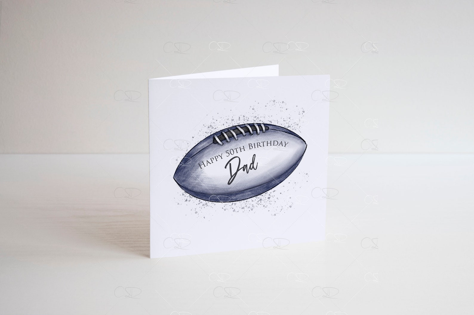 Personalised Rugby Birthday Card Personalised Rugby Ball | Etsy UK