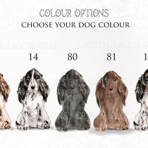 Personalised Cocker Spaniel Print Personalised Dog Print | Etsy UK