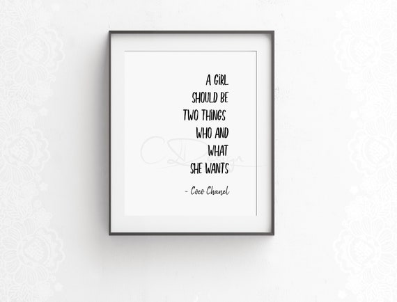 Coco Chanel Printable Quotes