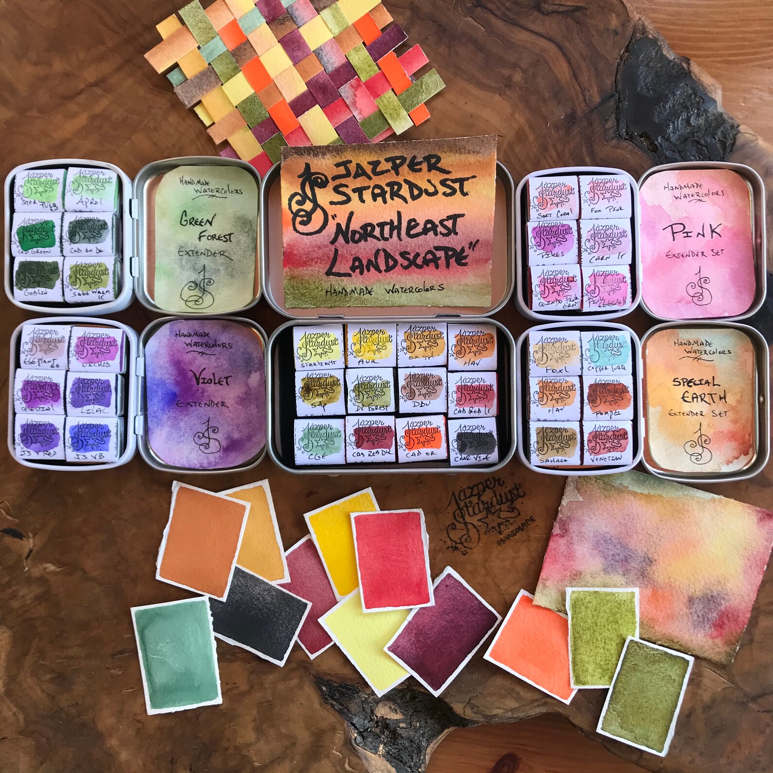 NORTHEAST LANDSCAPE autumnal Set of 12 or 14 Artisan - Etsy