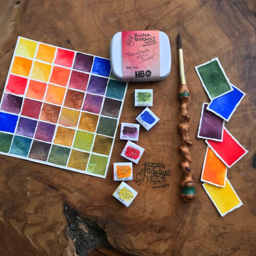 New SMOOCH Set of 12 Artisan Handmade Watercolor Paint Set - Etsy