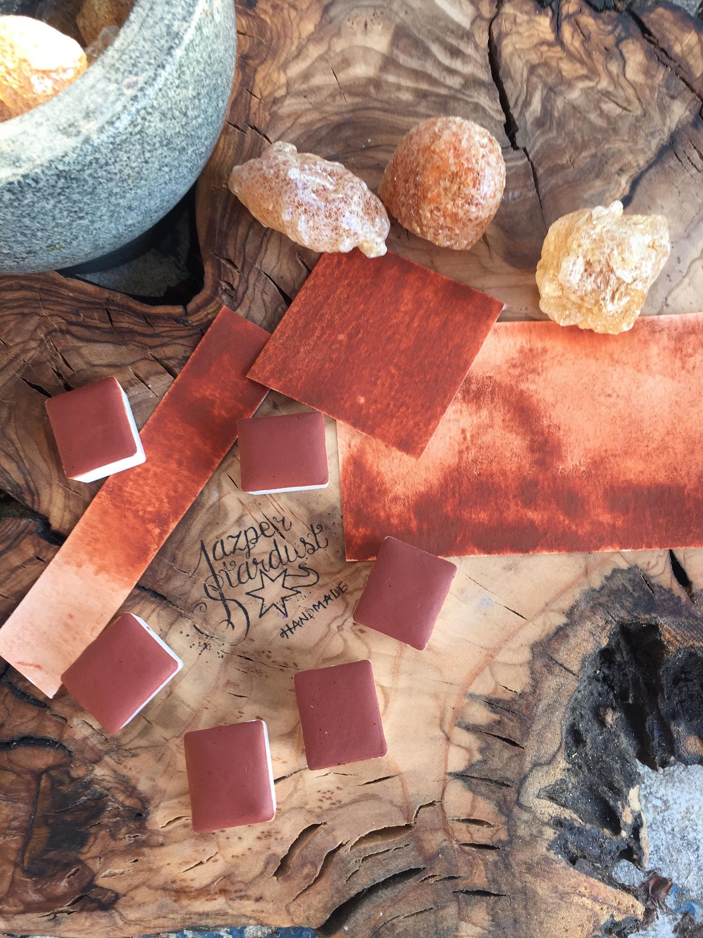 RUST Artisanal Handmade Watercolor Half Pan - Etsy