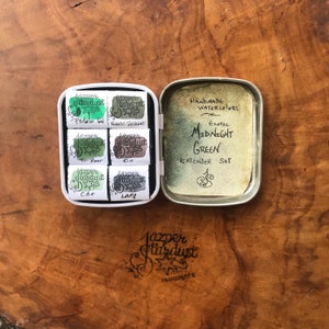 DAZZLE Set of 12 Artisan Handmade Watercolor Paint Set - Etsy