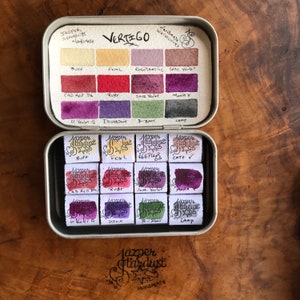 VERTIGO Set of 12 Artisan Handmade Watercolor Paint Set - Etsy