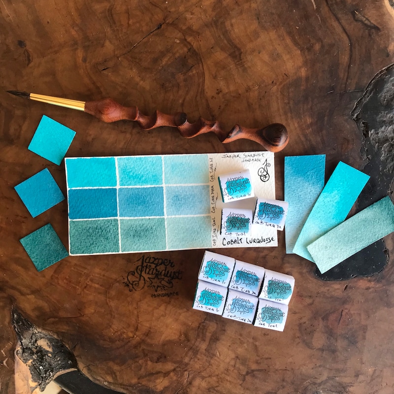 Turquoise and Cobalt - Etsy