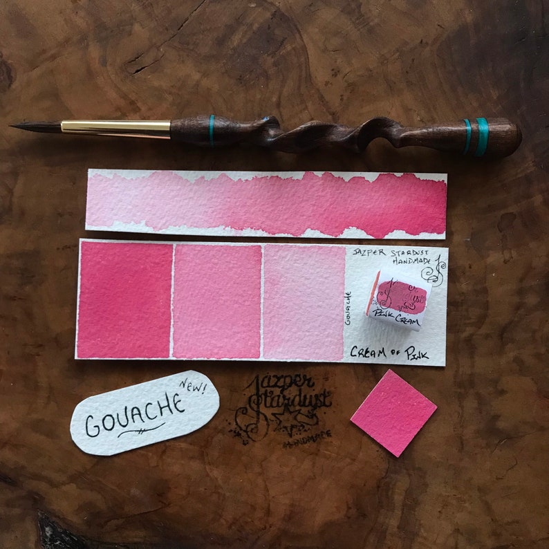 New Color Exclusive! CREAM of PINK Gouache Artisanal Handmade ...