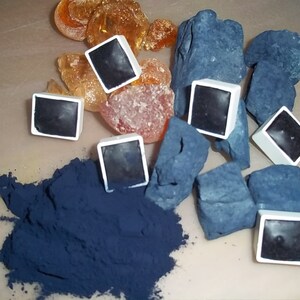 GENUINE INDIGO Jazper Stardust Handmade Watercolor Pan (made With Pure ...