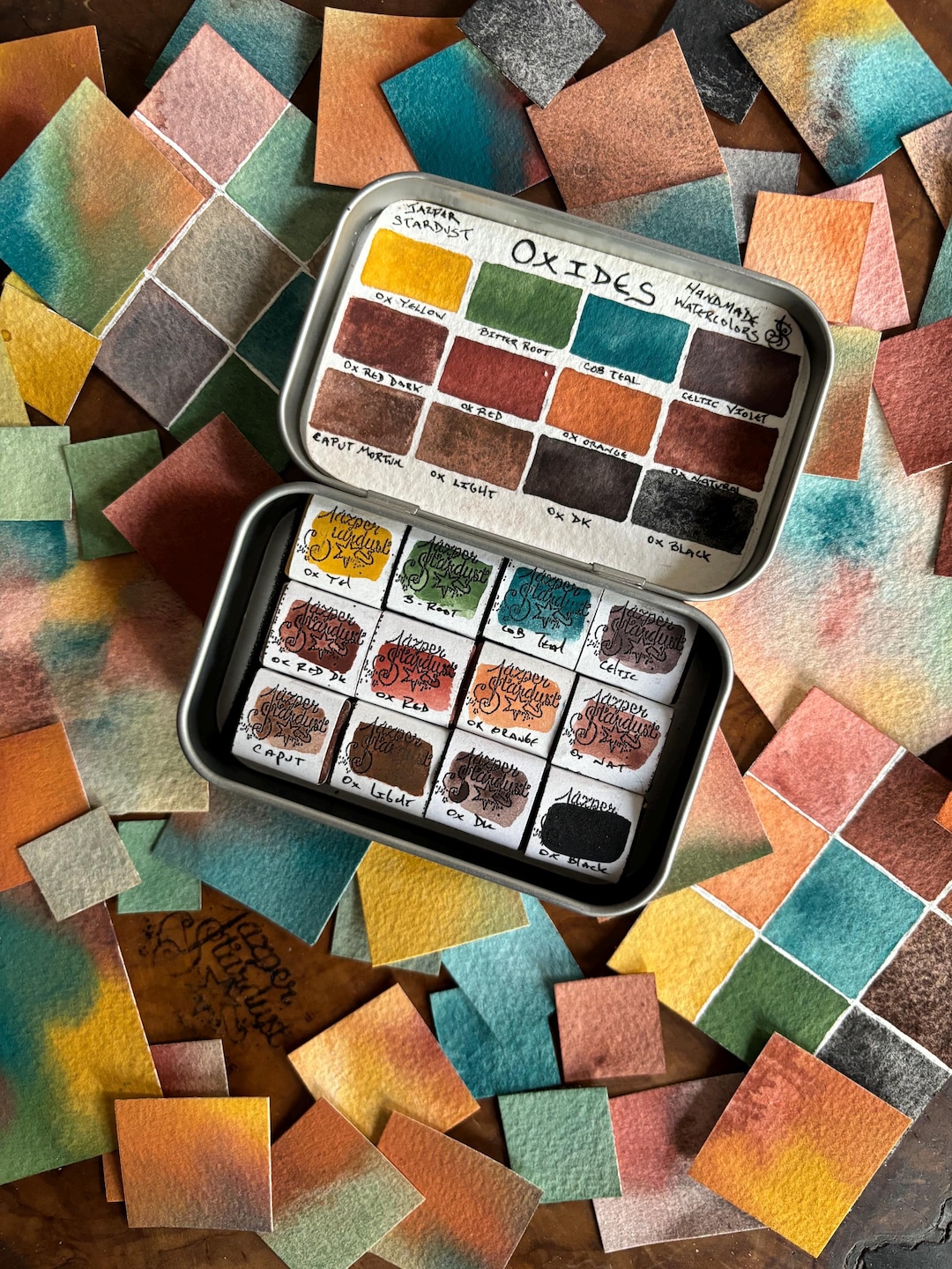 OXIDES 12- Artisan Handmade Watercolor Paint Set - Etsy