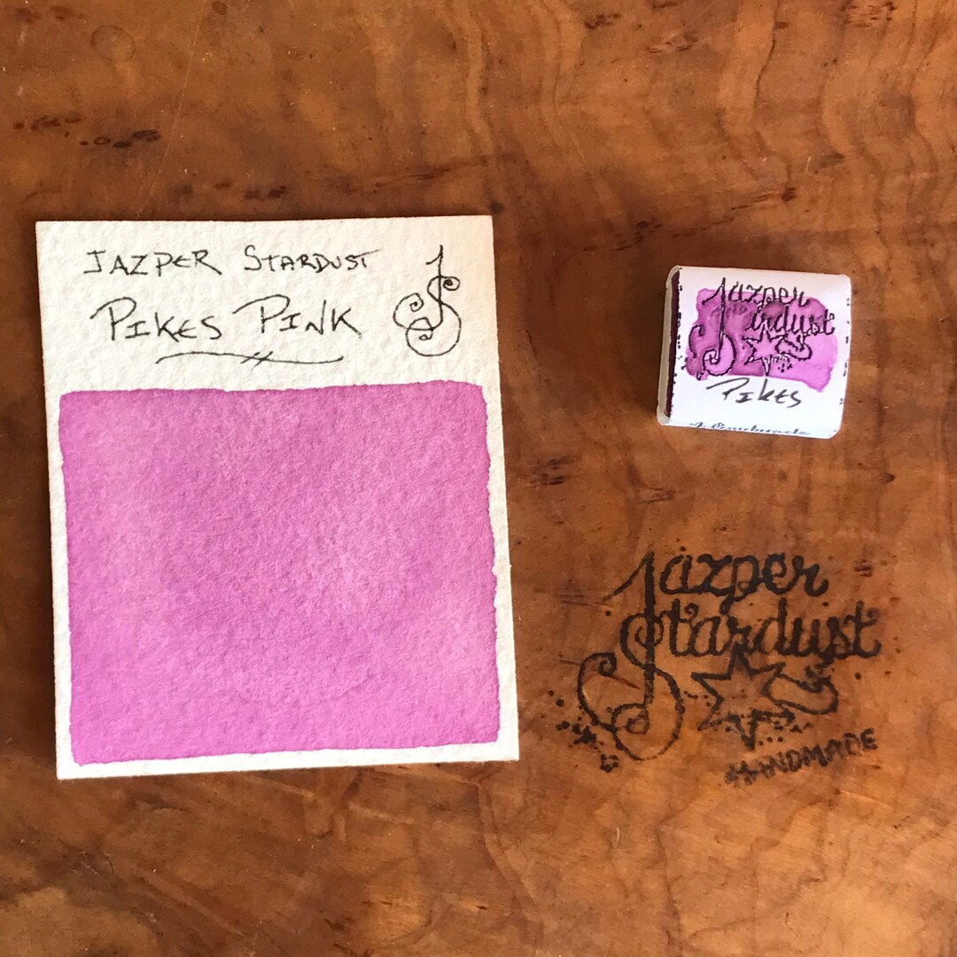 PIKES PINK Artisanal Non-toxic Handmade Watercolor Half Pan - Etsy