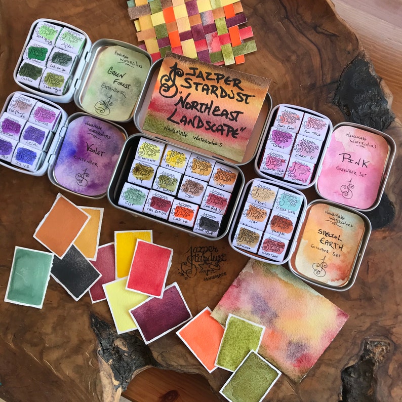 NORTHEAST LANDSCAPE autumnal Set of 12 or 14 Artisan | Etsy