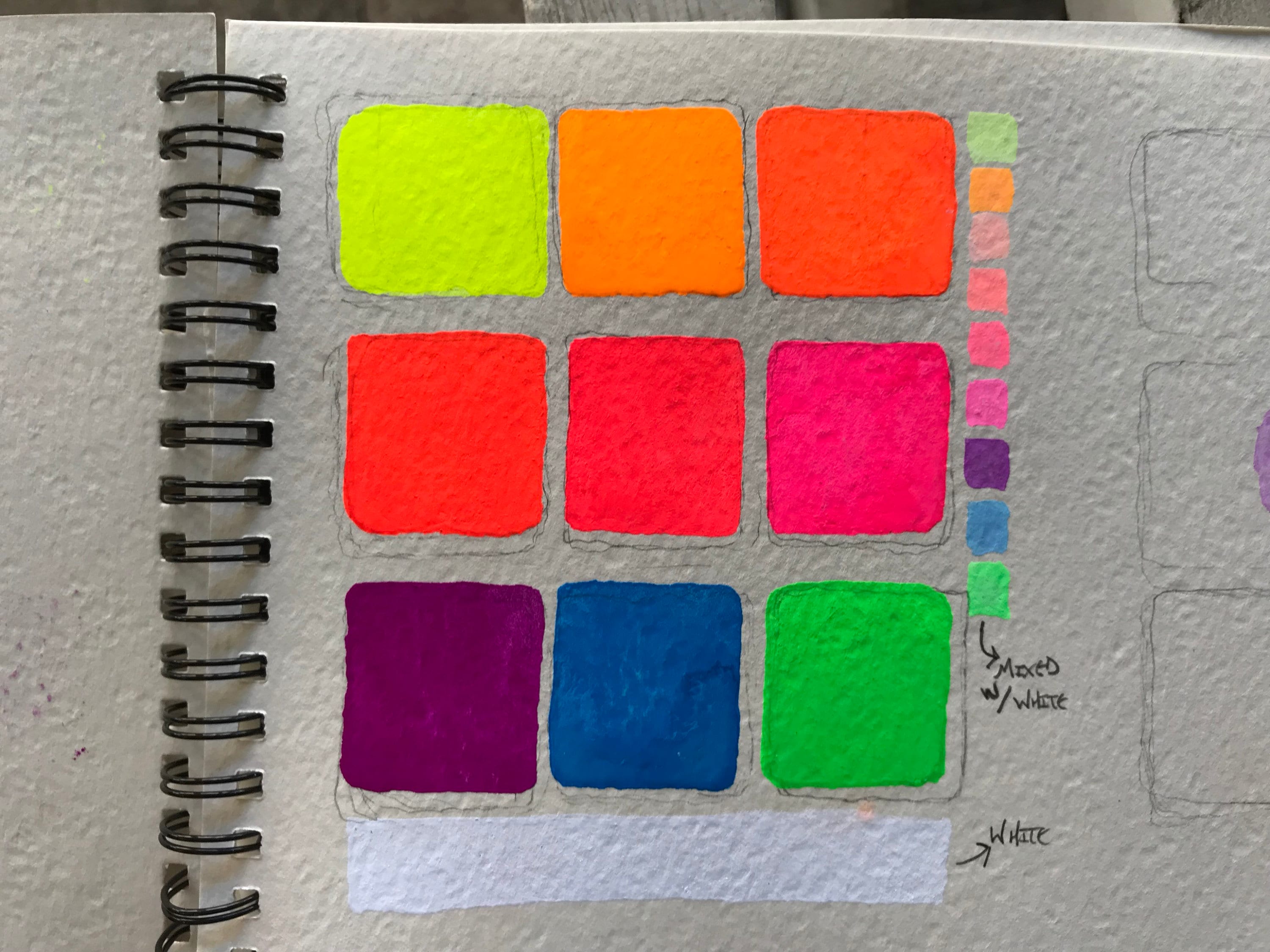 New FLUORESCENTS Jazper Stardust Handmade Watercolor Half Pan - Etsy