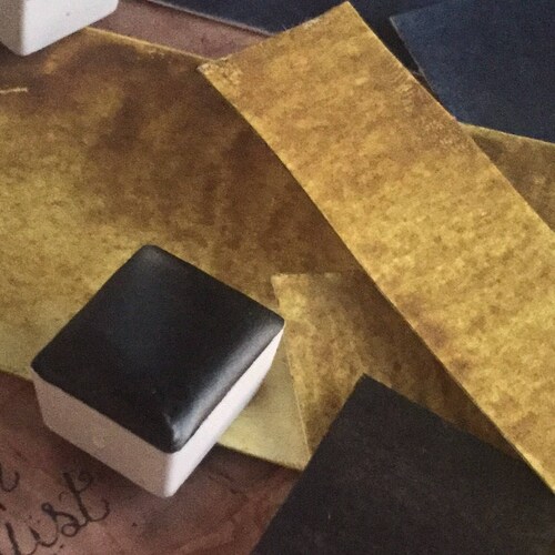 New FLUORESCENTS Jazper Stardust Handmade Watercolor Half Pan - Etsy