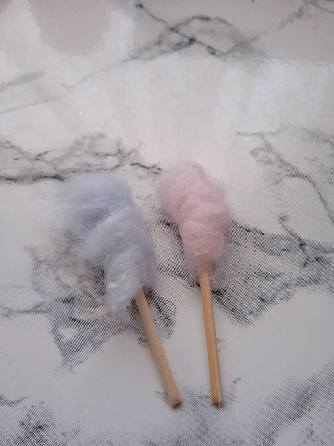 Handmade Candy Floss Miniatures, 1:12 Scale Dolls House Cotton Candy ...