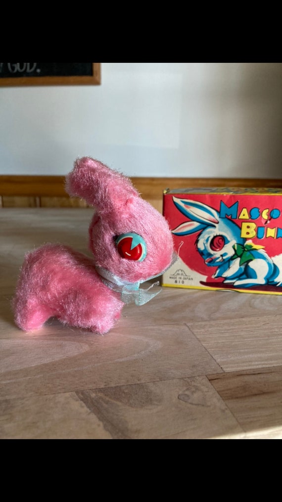 Vintage Wind-up Mascot Bunny Toy With Box Made in Japan 810 - Etsy