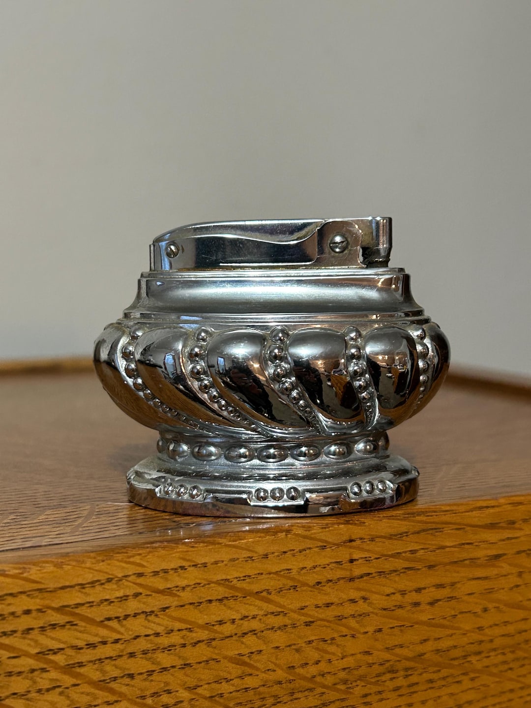 Vintage Lever Automatic Superlighter Art Deco Silver Plated Table ...