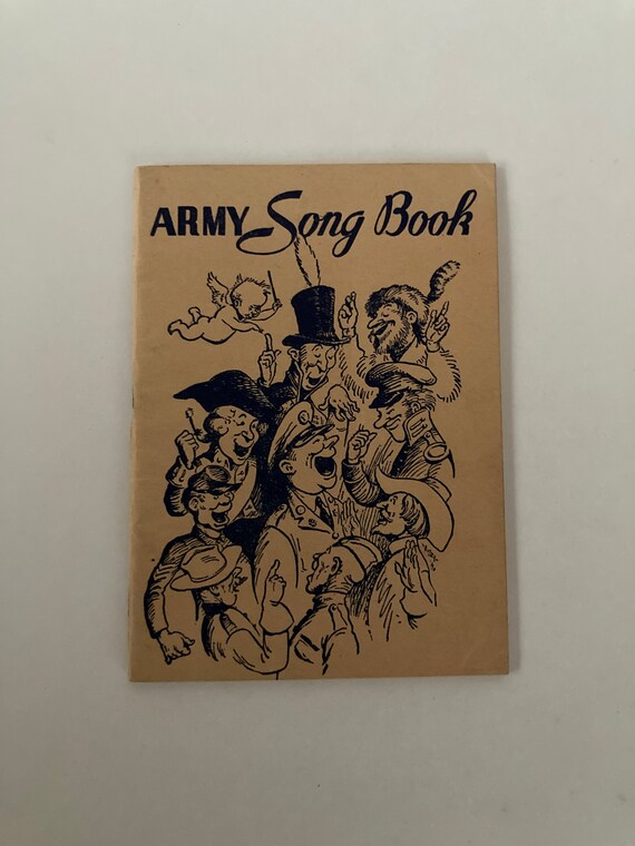 Vintage WWII Era 1941 Army Song Book Collection of Americana - Etsy