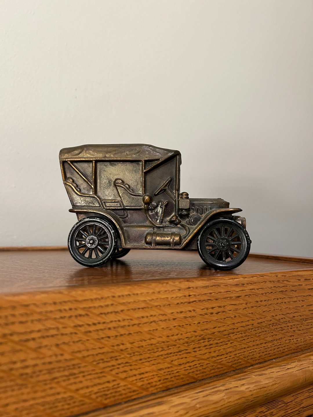 Banthrico's Antique Car Bank 1910 Stanley Steamer Car Metal Antique ...