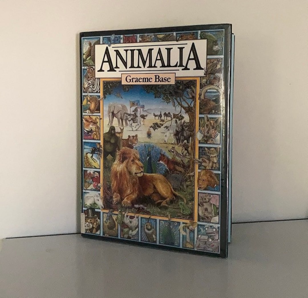 Animalia by Graeme Base 1986 Illustrated Alphabet Hardcover Book Published by Harry N. Abrams ...
