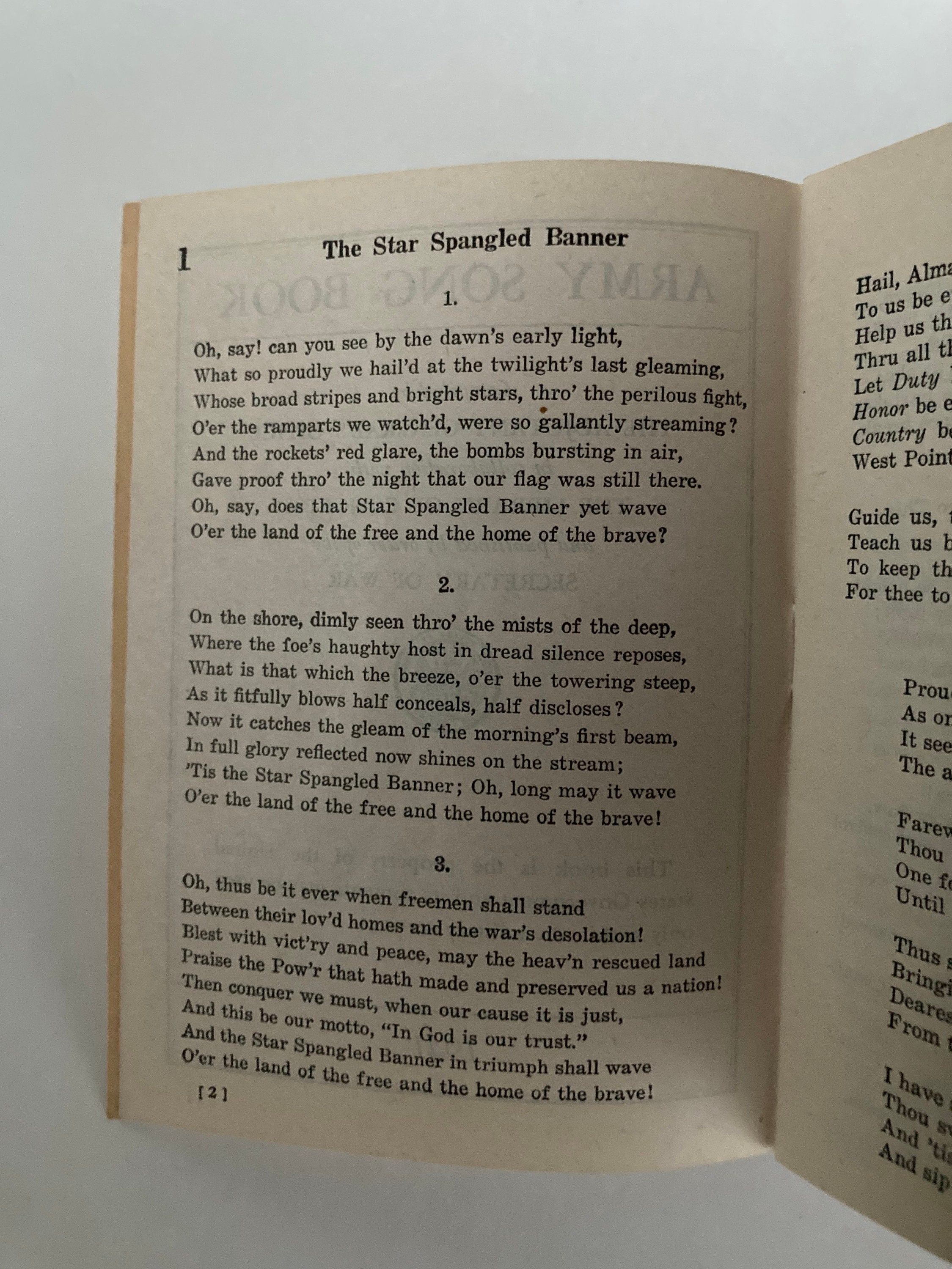 Vintage WWII Era 1941 Army Song Book Collection of Americana - Etsy