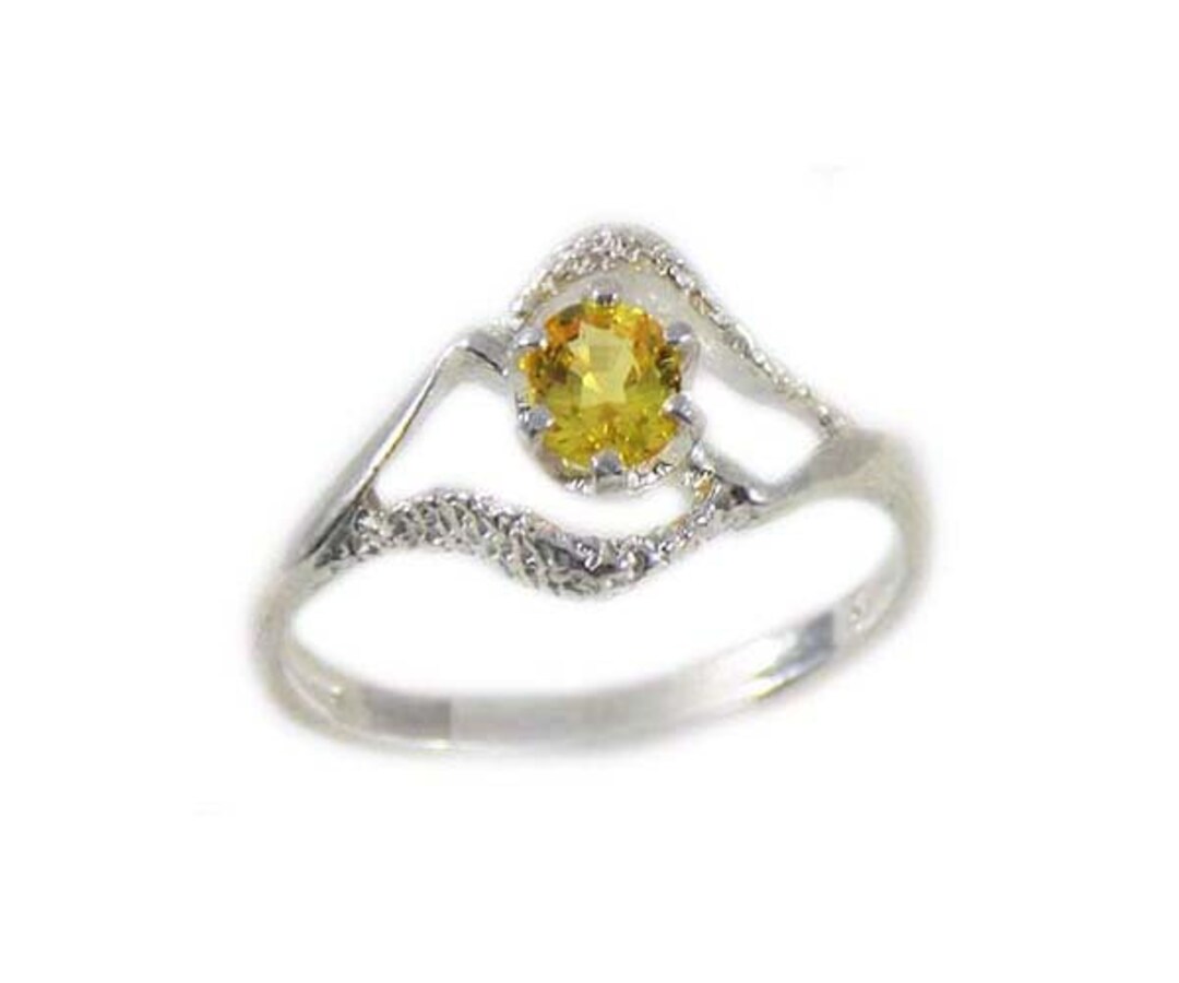Yellow Sapphire Ring Medieval Talisman 19th Century Gem Hope & Joy ...