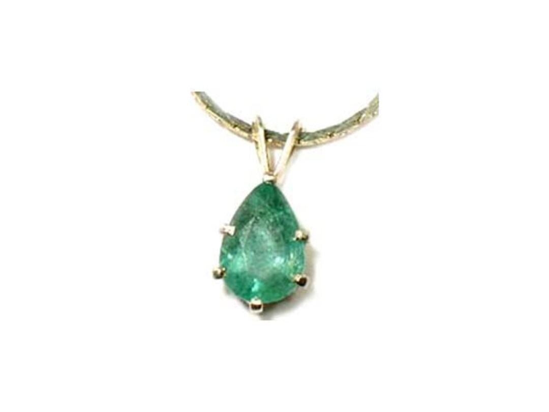 Gorgeous Emerald Pendant, Antique Gemstone, Immortality Symbol ...