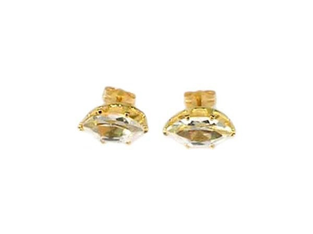 Bright Topaz Earrings Medieval Saxon Amulet 19th Century Gem Topaz ...